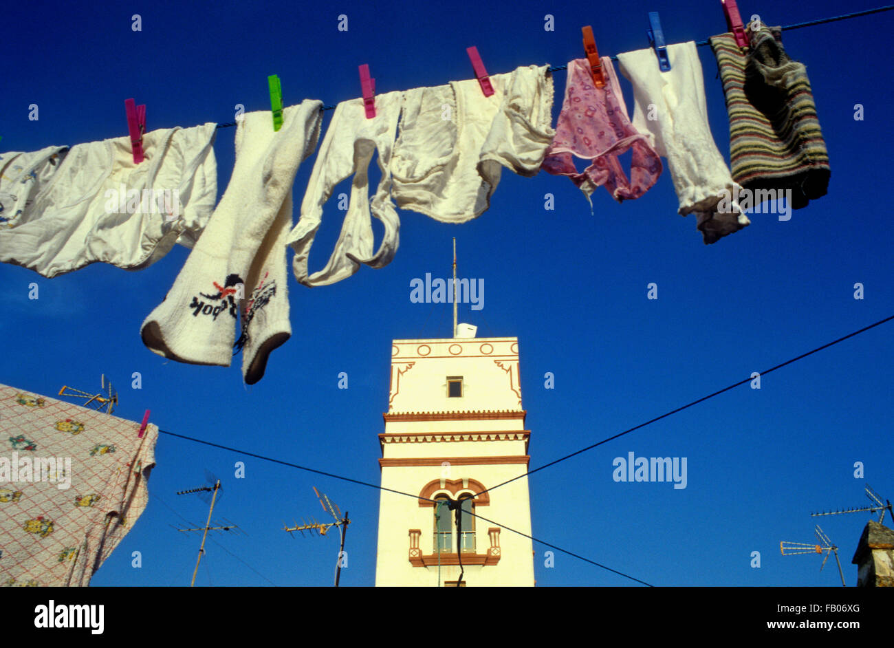 Tavira tower.Cádiz, Andalusia, Spain Stock Photo - Alamy