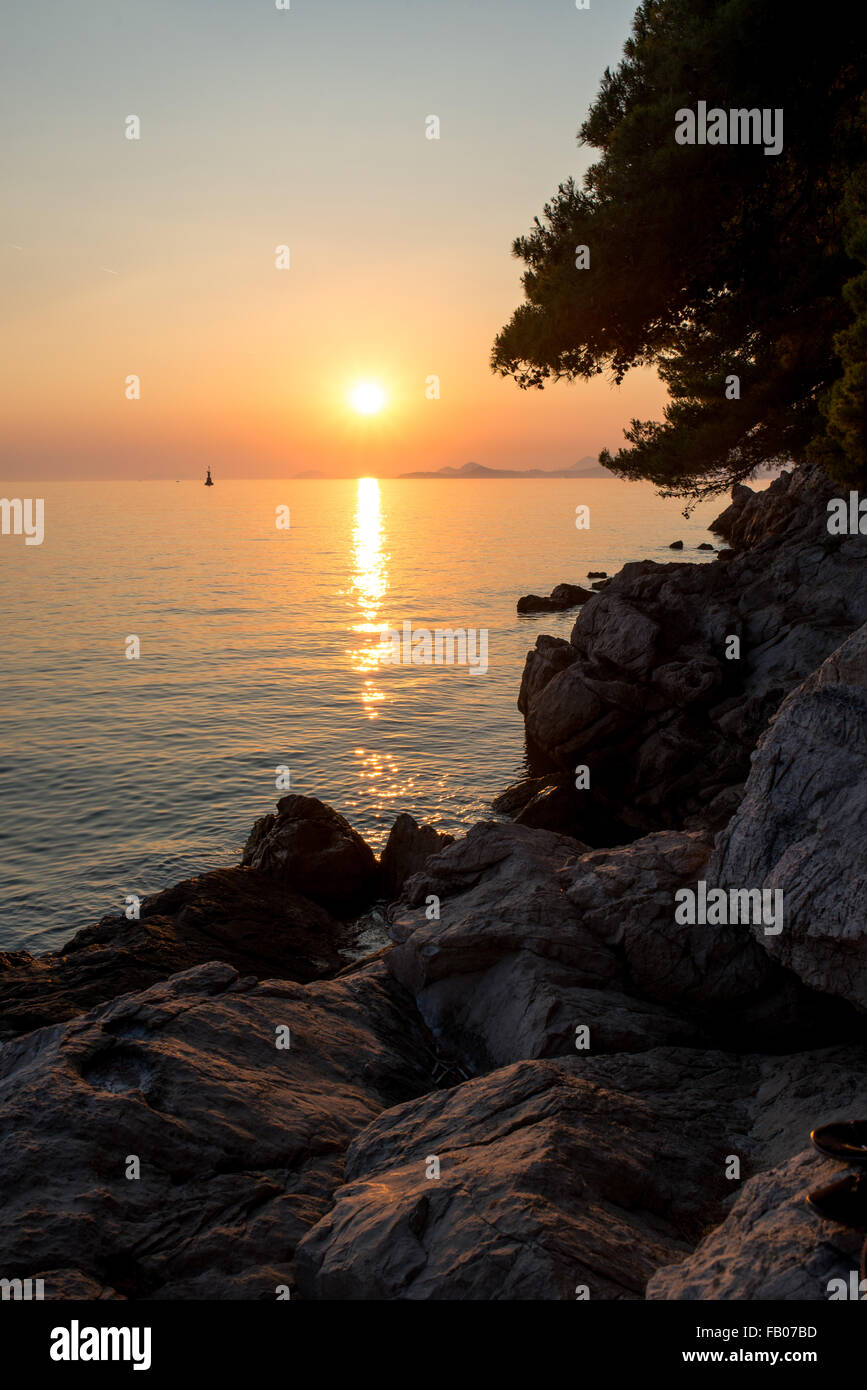 Croatian sunset hi-res stock photography and images - Alamy