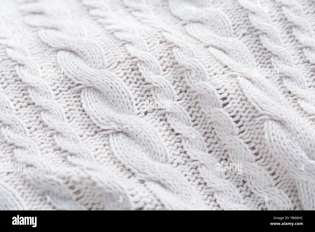 White knit fabric texture and background Stock Photo - Alamy