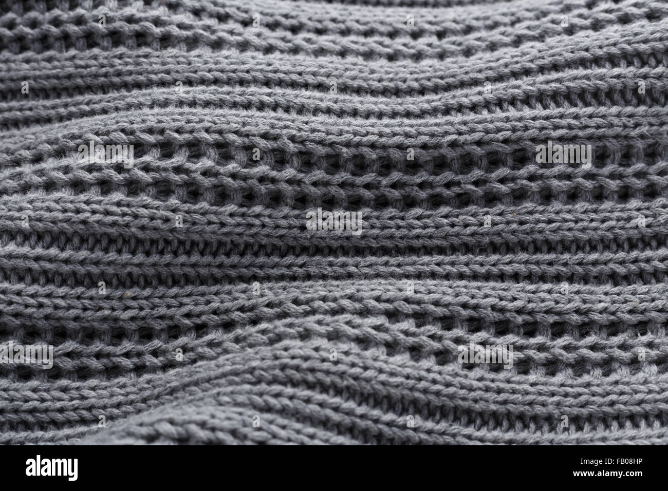 Gray knit fabric texture and background Stock Photo - Alamy