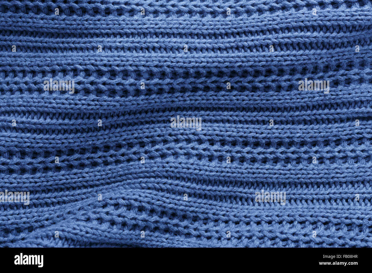 Blue knit fabric texture and background Stock Photo - Alamy