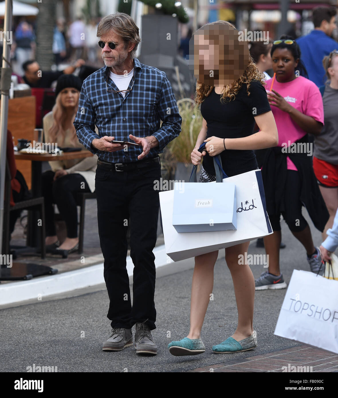 William H. Macy and his daughter go shopping at The Grove Featuring ...