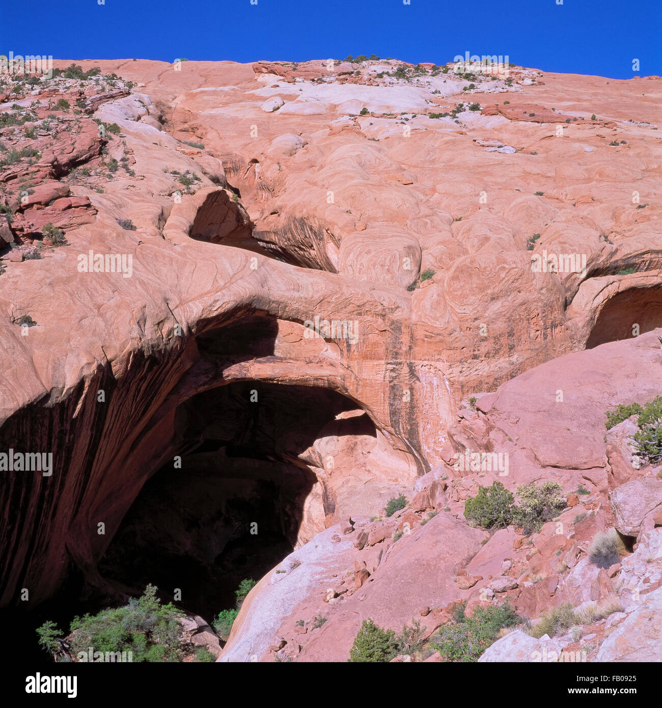 brimhall natural bridge in capitol reef national park near boulder ...