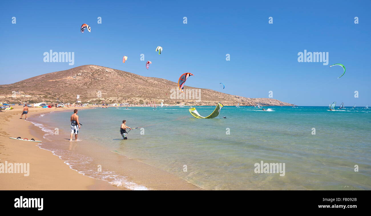 Prasonisi beach surf hi-res stock photography and images - Alamy