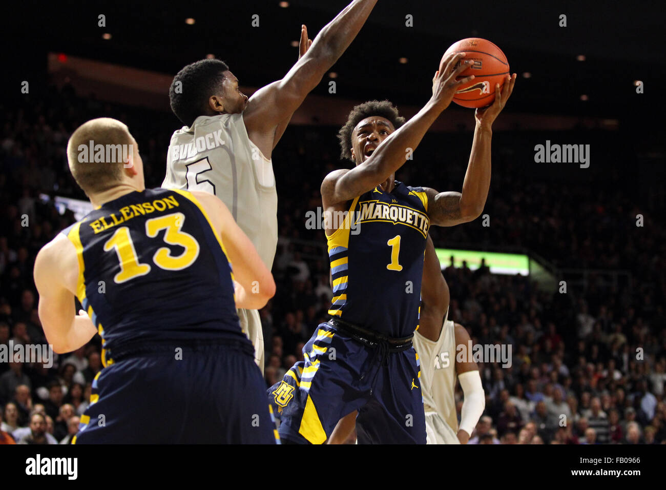Marquette golden eagles guard duane wilson 1 hi-res stock photography ...