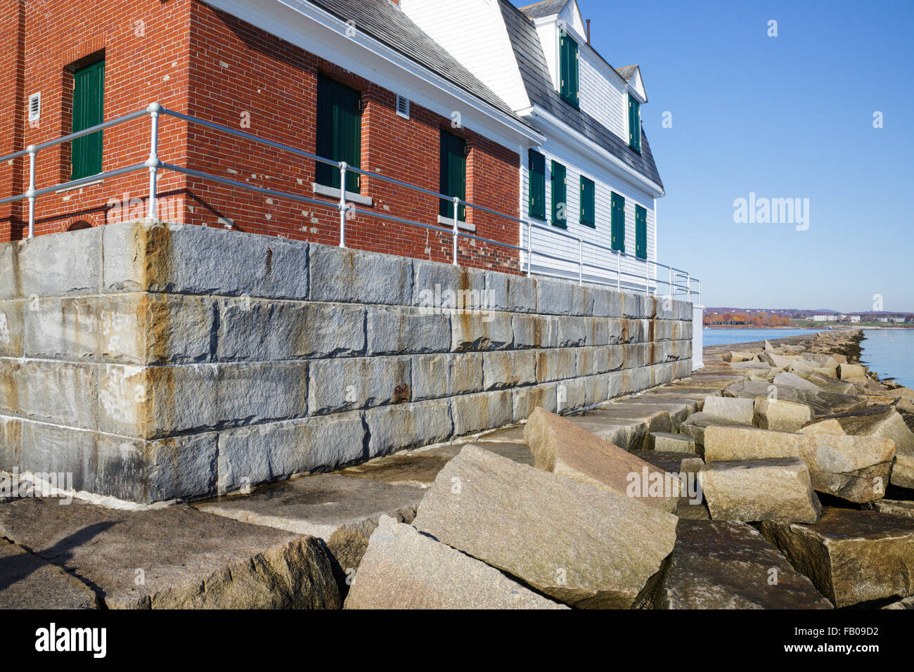 Rockland breakwater lighthouse hi-res stock photography and images - Alamy