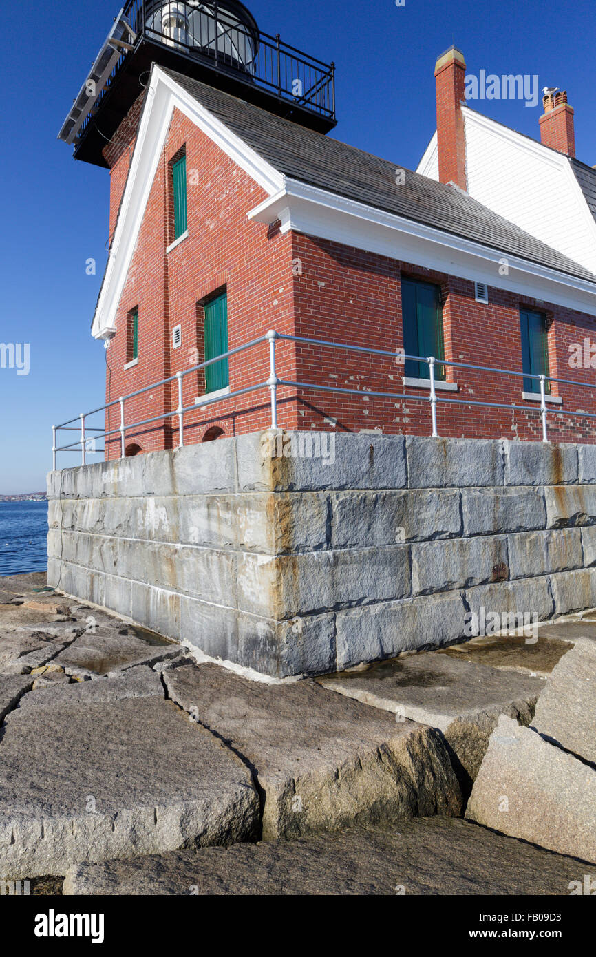 Rockland breakwater lighthouse hi-res stock photography and images - Alamy