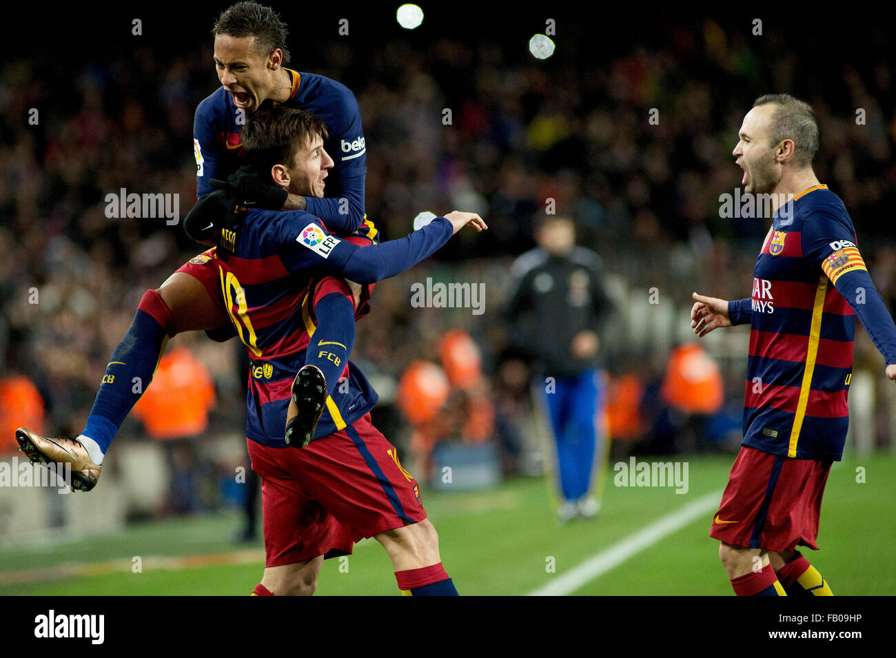 Barcelona, Spain. 6th Jan, 2016. FC Barcelona's Argentinian forward ...