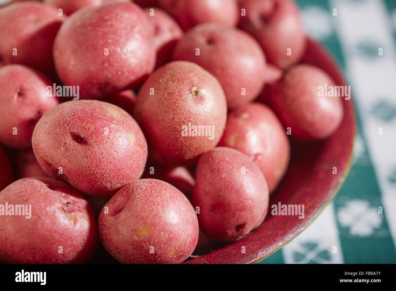 whole, fresh, baby red potatoes Stock Photo - Alamy