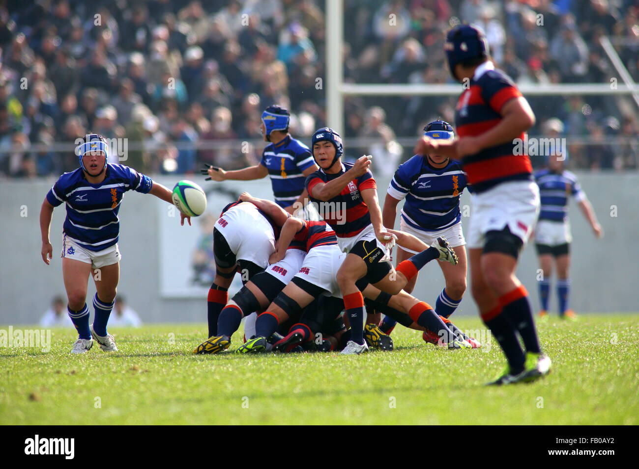 Osaka, Japan. 3rd Jan, 2016. Takumi Handa ( Rugby : The 95th All Japan ...