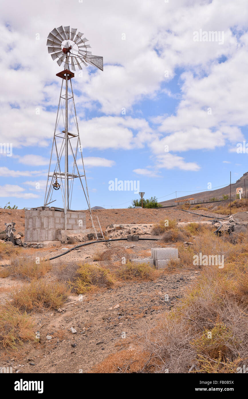 Classic Vintage Windmill Stock Photo - Alamy