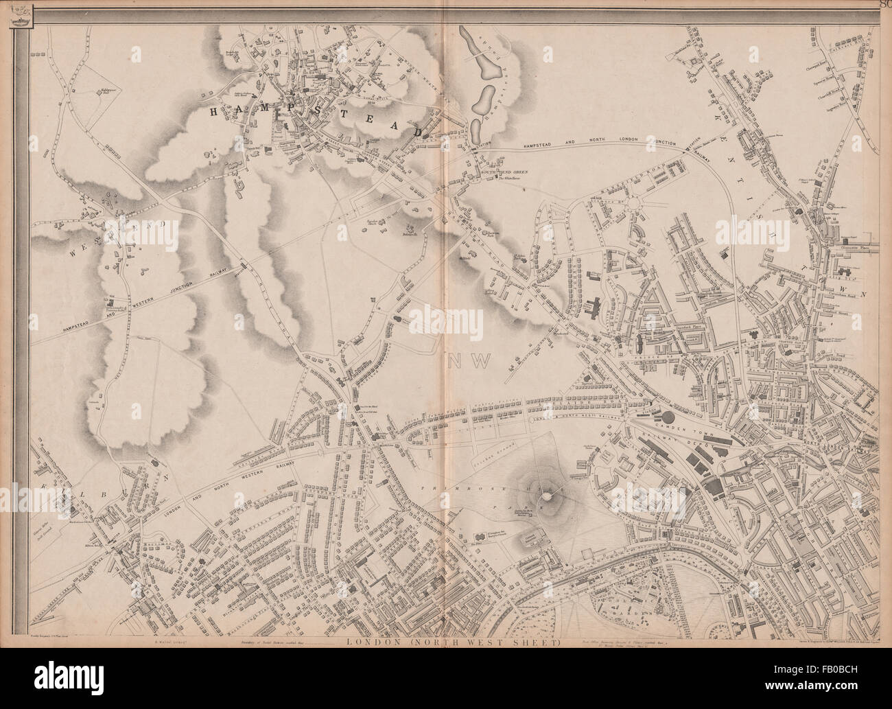 Weller map london hi-res stock photography and images - Alamy
