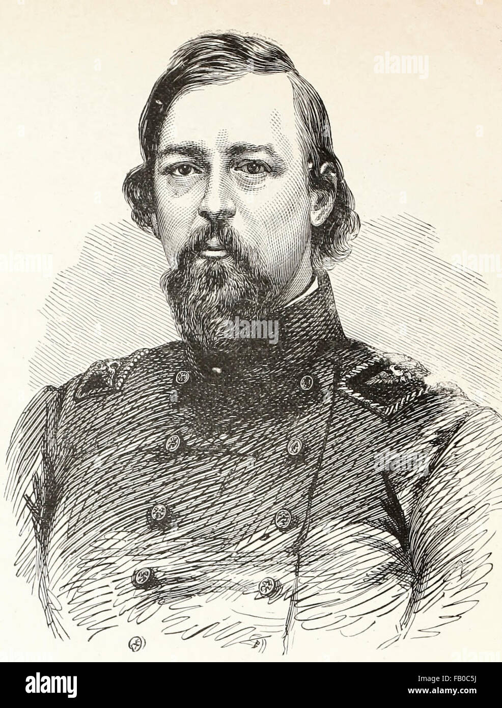 Colonel Everett Peabody in the USA Civil War Stock Photo - Alamy
