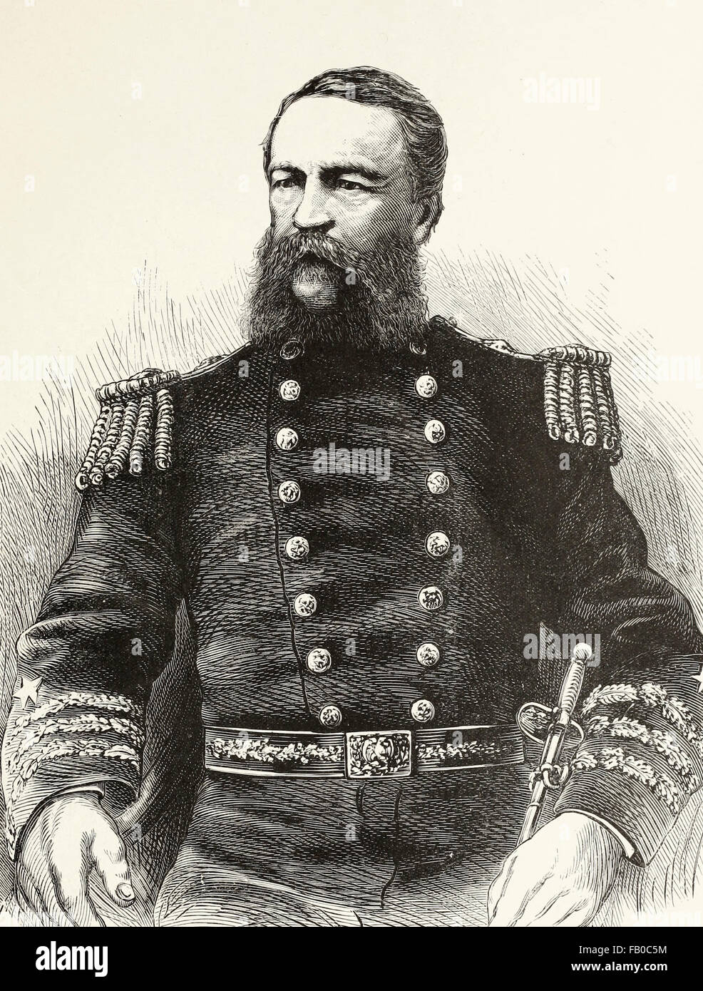 Admiral David D Porter, USA Civil War Stock Photo - Alamy