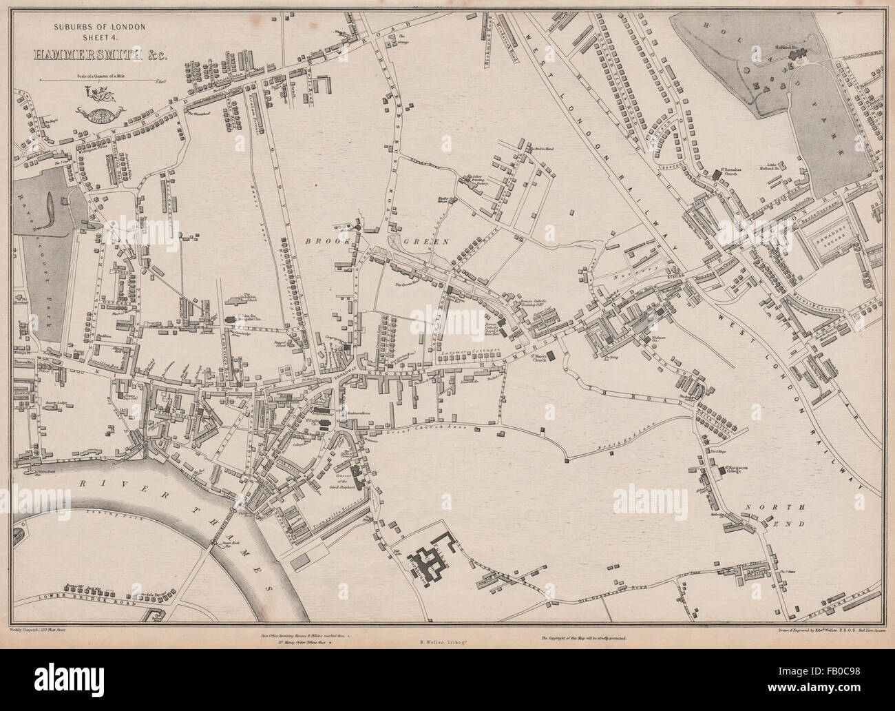 Maps of holland park london hi-res stock photography and images - Alamy