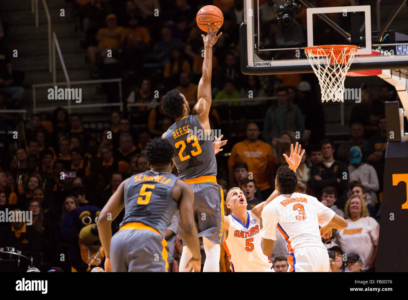 Knoxville, Tennessee, USA. 06th Jan, 2016. Derek Reese #23 of the ...