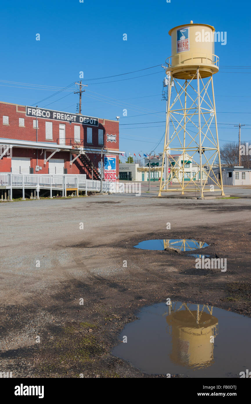The Oklahoma Music Hall of Fame at the Frisco Freight Depot building in ...