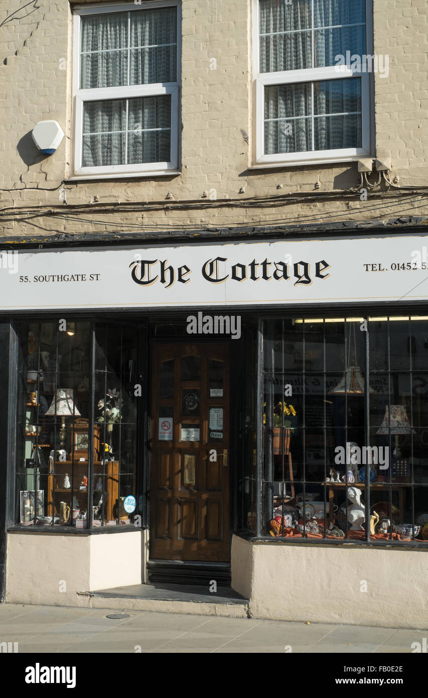 Shops in Gloucester's Southgate Street Stock Photo - Alamy