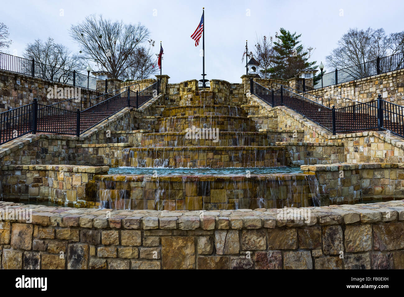 Flag stairs hi-res stock photography and images - Alamy