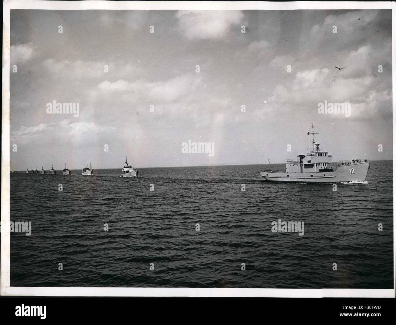 1980 - Naval Parade in Kiel. The until now unarmed German naval police ...