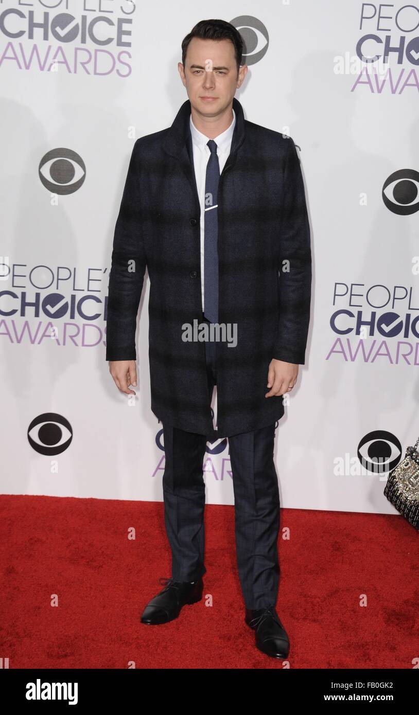 Los Angeles, CA, USA. 6th Jan, 2016. Colin Hanks at arrivals for People ...