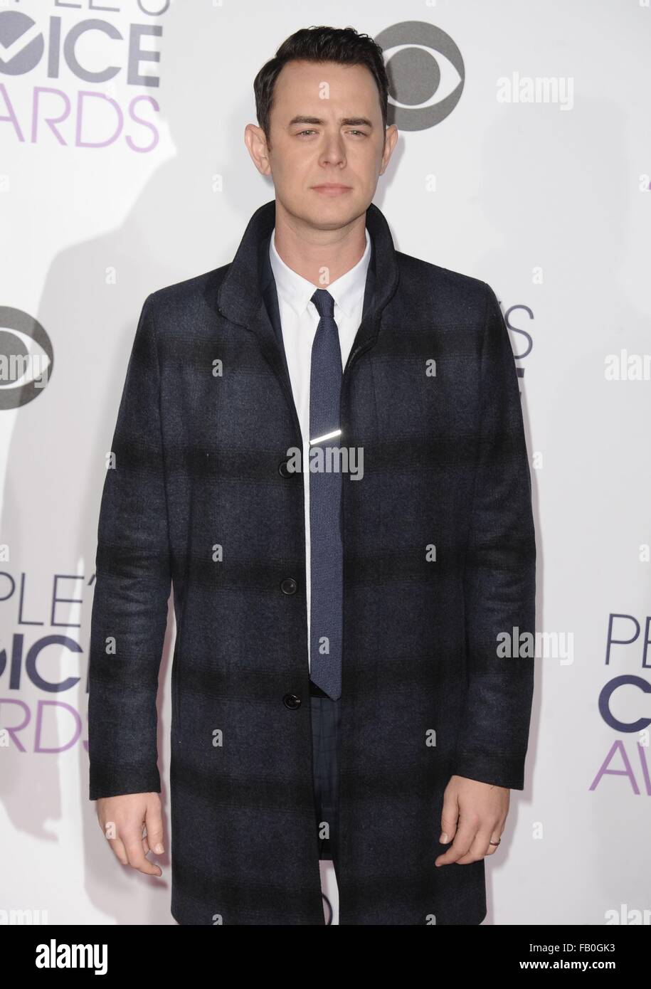 Los Angeles, CA, USA. 6th Jan, 2016. Colin Hanks at arrivals for People ...