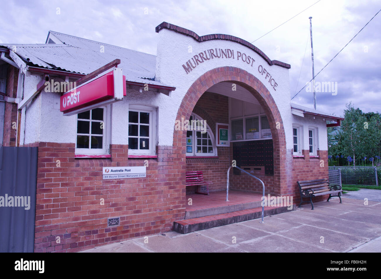 Murrurundi Post Office NSW Australia Stock Photo - Alamy