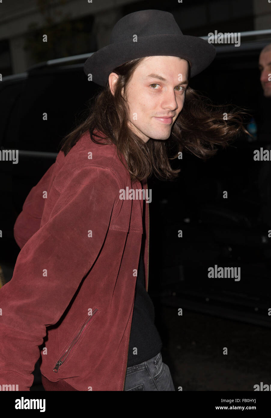 Celebrities at BBC Radio 1 Featuring: James Bay Where: London, United ...