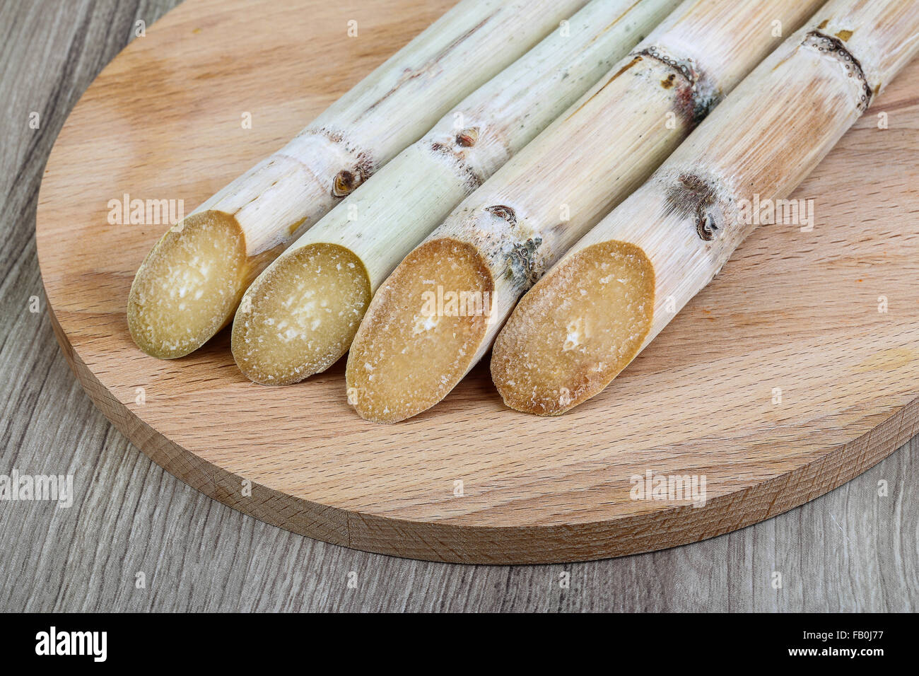Ripe Sugar sticks on the wood background Stock Photo - Alamy