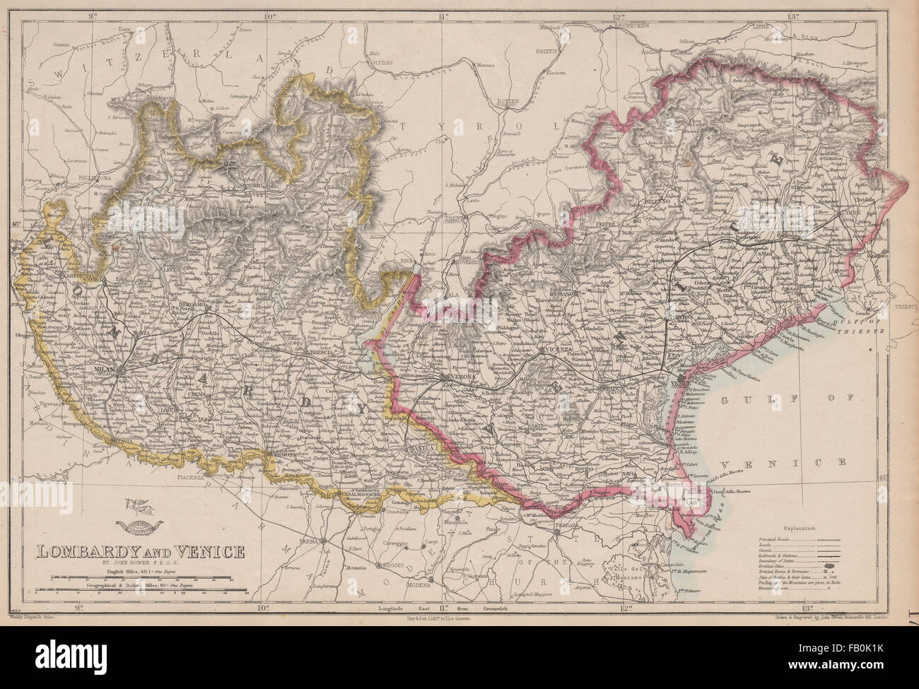 'LOMBARDY & VENICE' Austrian Kingdom of Lombardy-Venetia. Italy. DOWER ...
