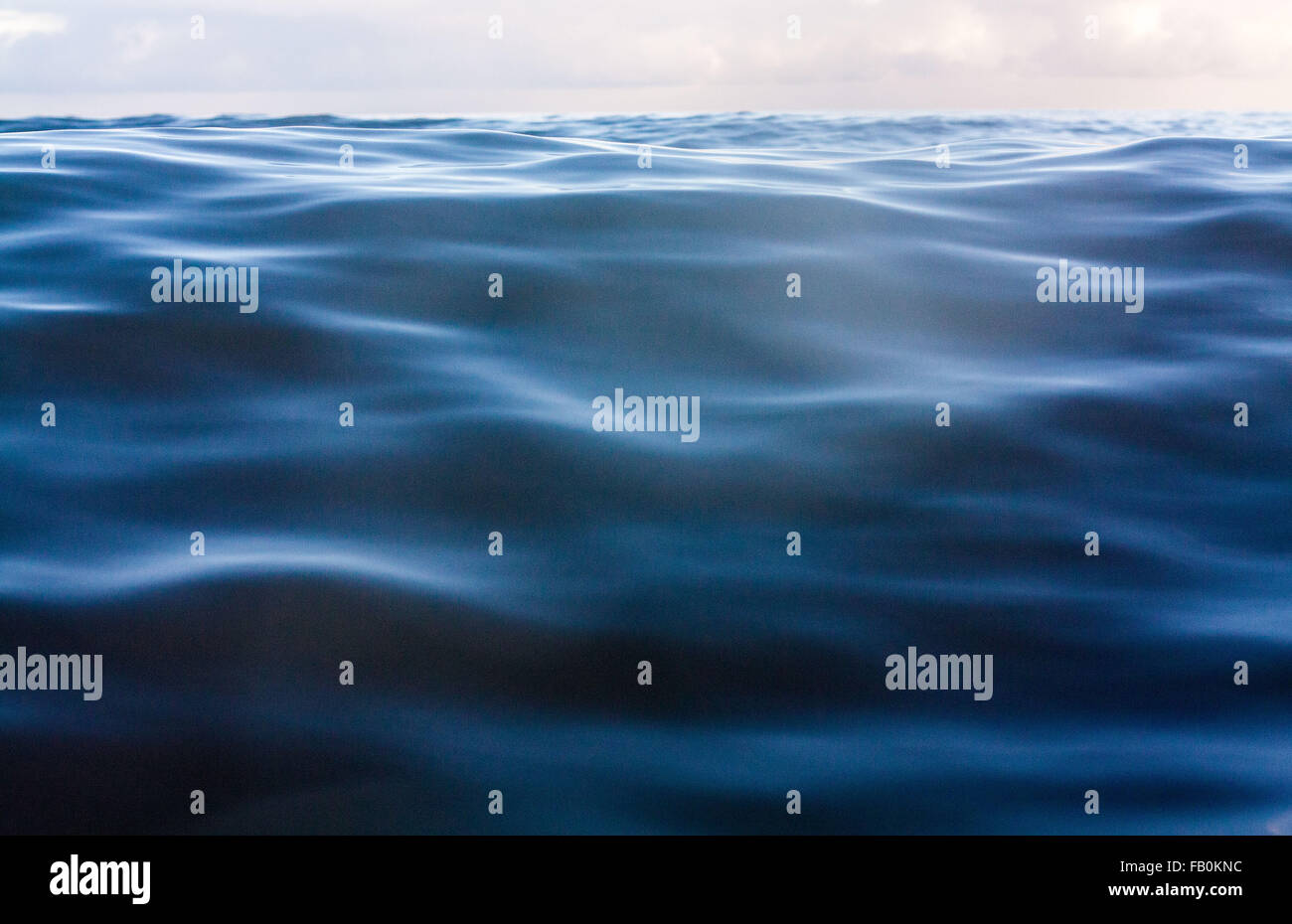 calm blue sea water waves Stock Photo - Alamy