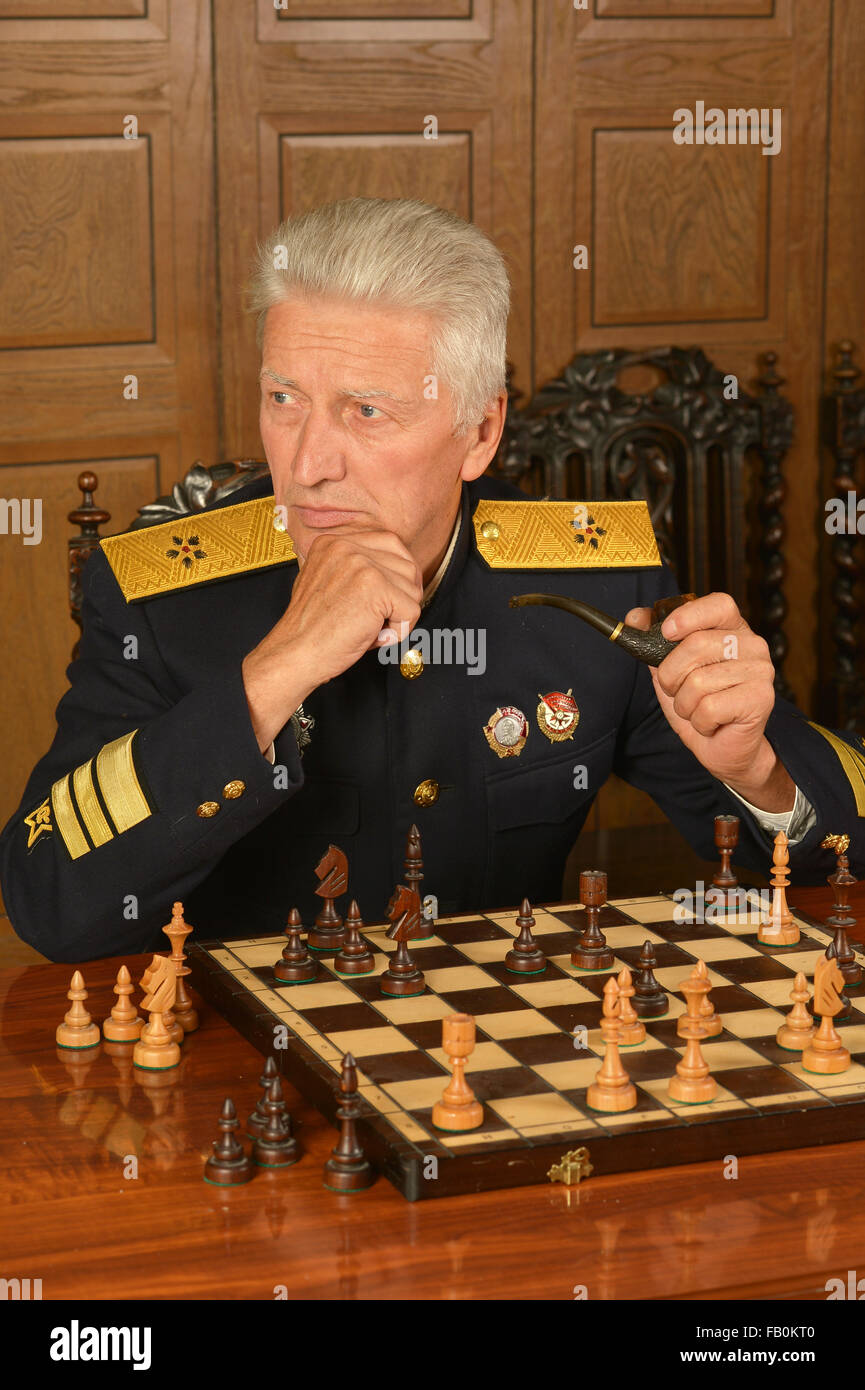 Military mature general Stock Photo - Alamy