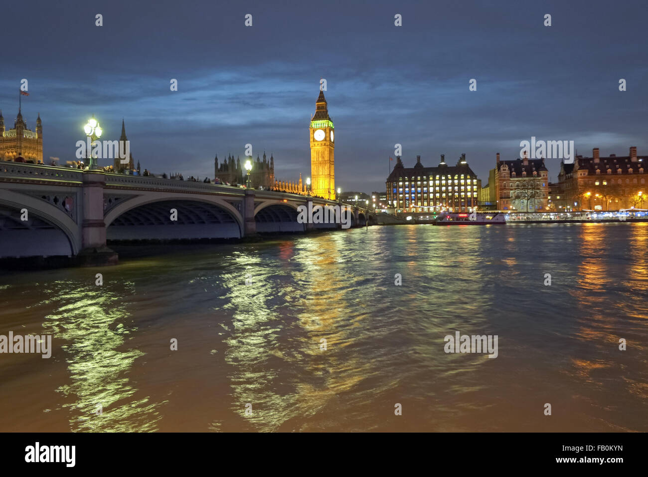 Big Ben and Westminster Bridge London United Kingdom Stock Photo - Alamy