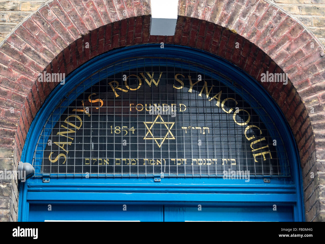 Sandys Row Synagogue, built in 1766 as a Huguenot French Protestant ...
