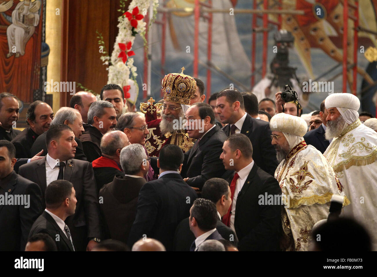 Cairo Egypt 6th Jan 2016 Egyptian President Abdel Fattah El Sisi 7377