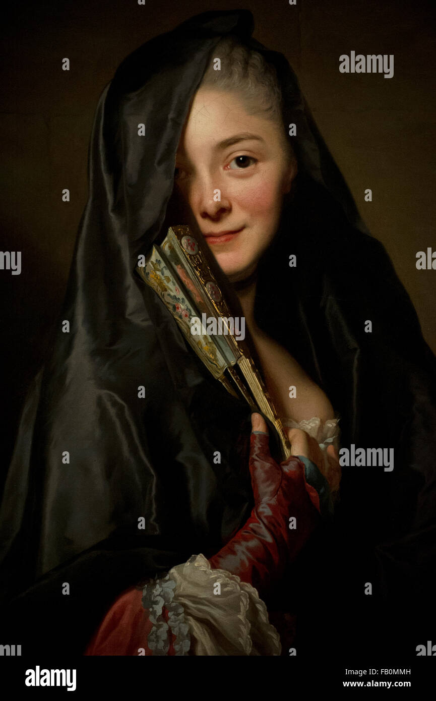 Alexander Roslin (1718-1793). Swedish painter. The Lady with the Veil ...