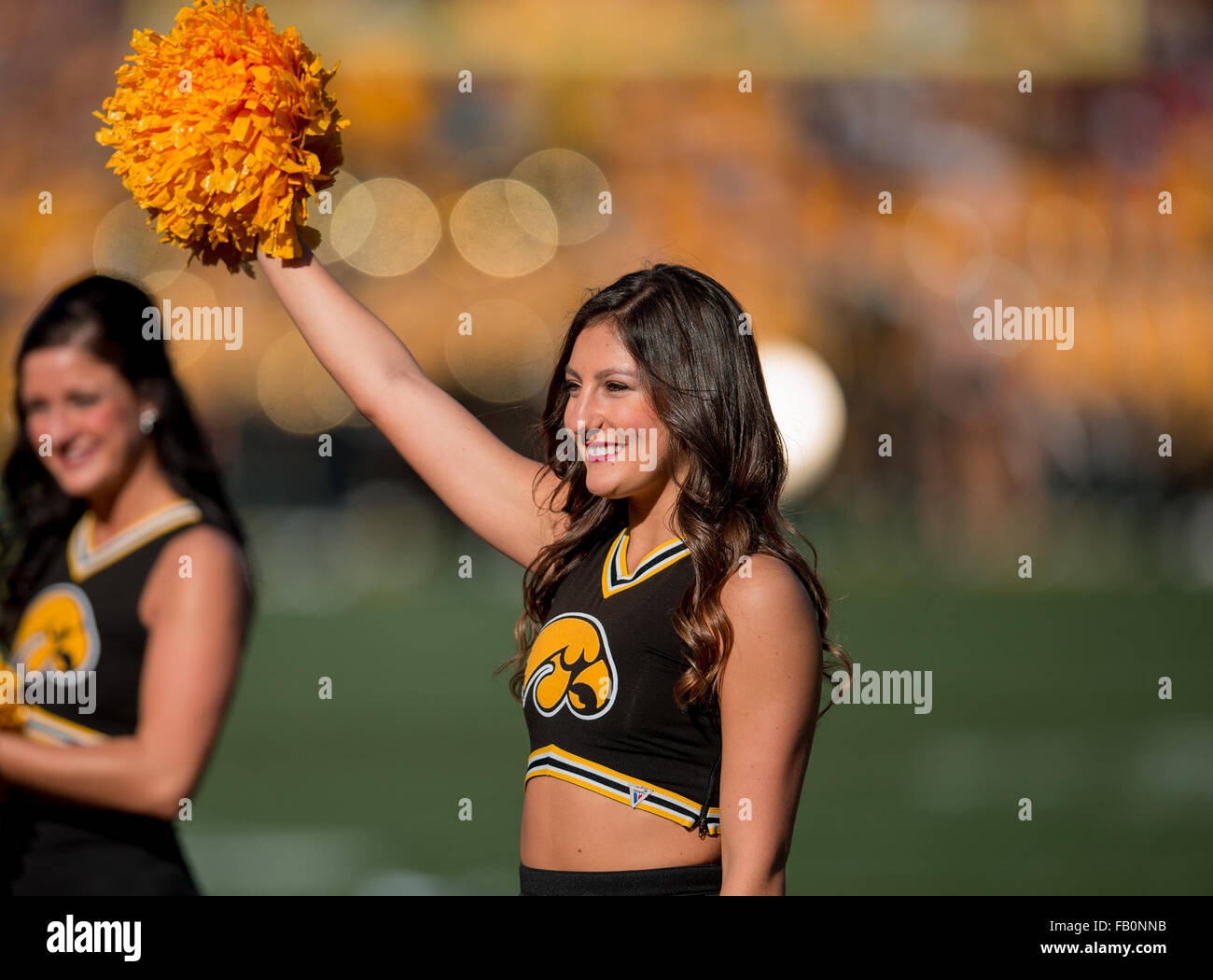 Pasadena Ca 1st Jan 2016 Iowa Hawkeyes Dance Team Member Keely Flis