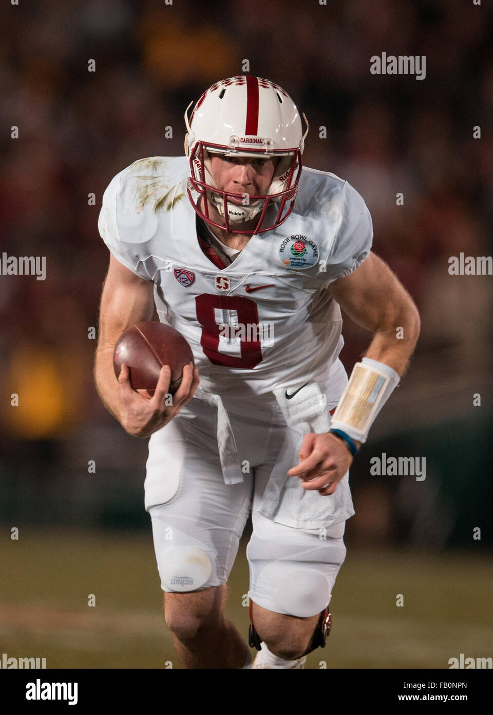 January 1, 2016 Pasadena, CA...Stanford Cardinal quarterback (8) Kevin ...