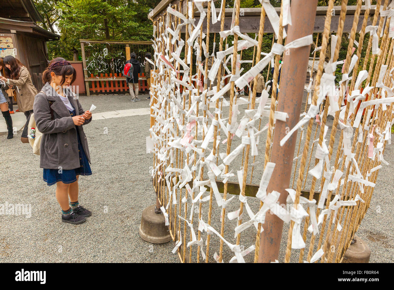 A wishing board in a Japanese temple Stock Photo - Alamy