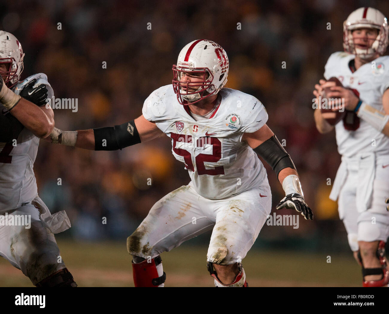 Pasadena, CA. 1st Jan, 2016. Stanford Cardinal center (52) Graham ...