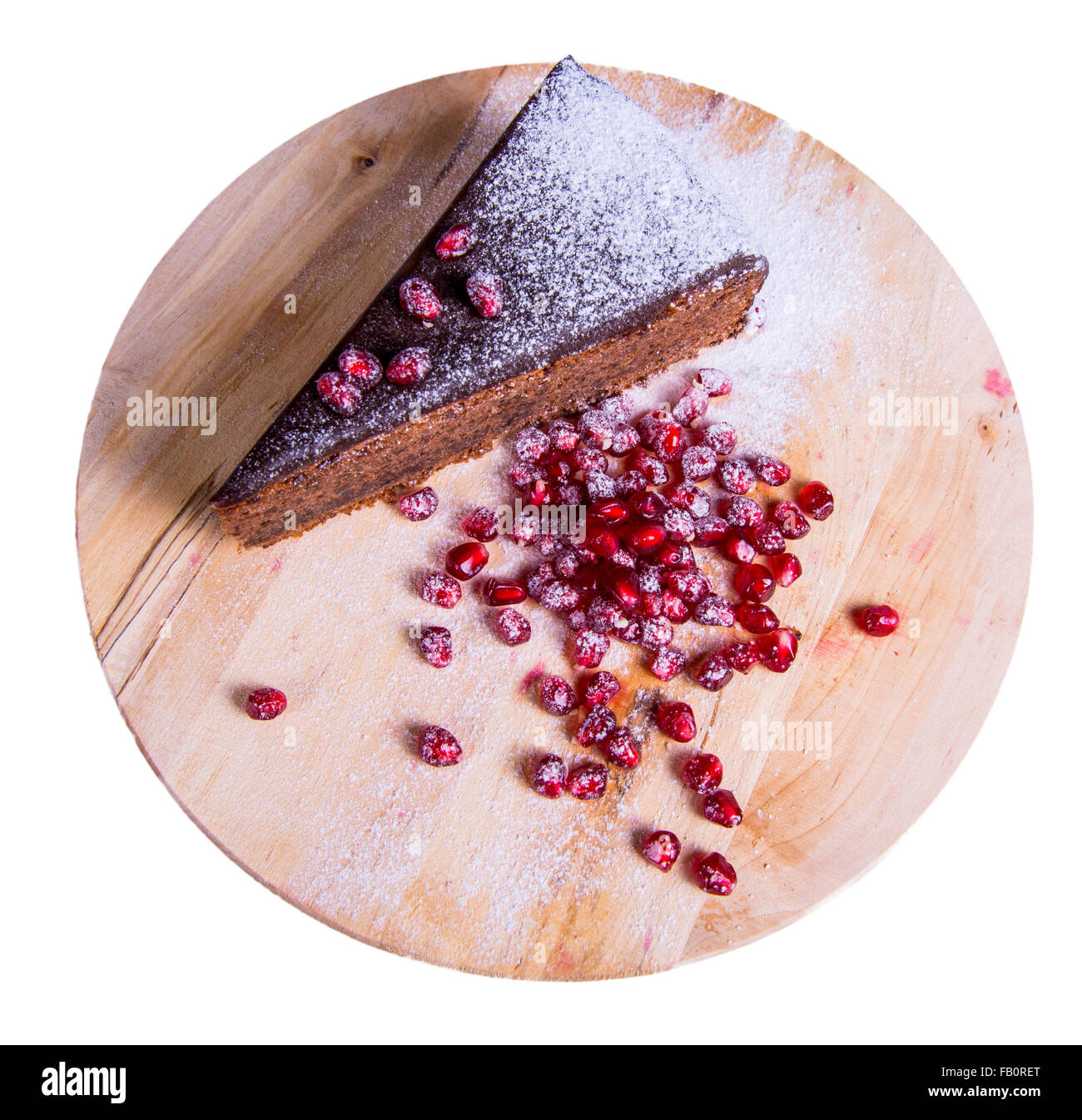 Chocolate cake cream ganache Cut Out Stock Images & Pictures - Alamy