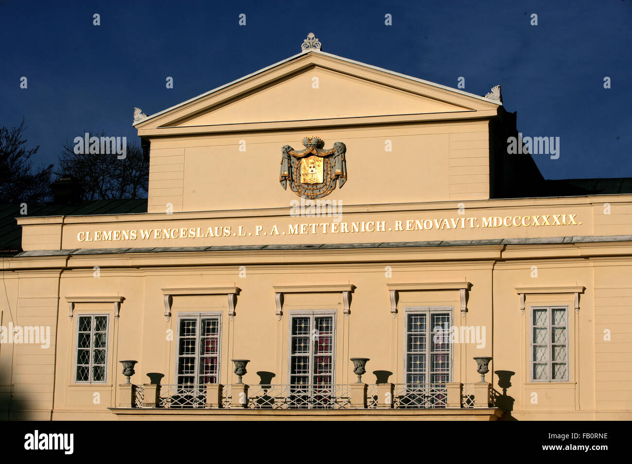 The Metternich national Museum Cheb Czech Republic Stock Photo - Alamy