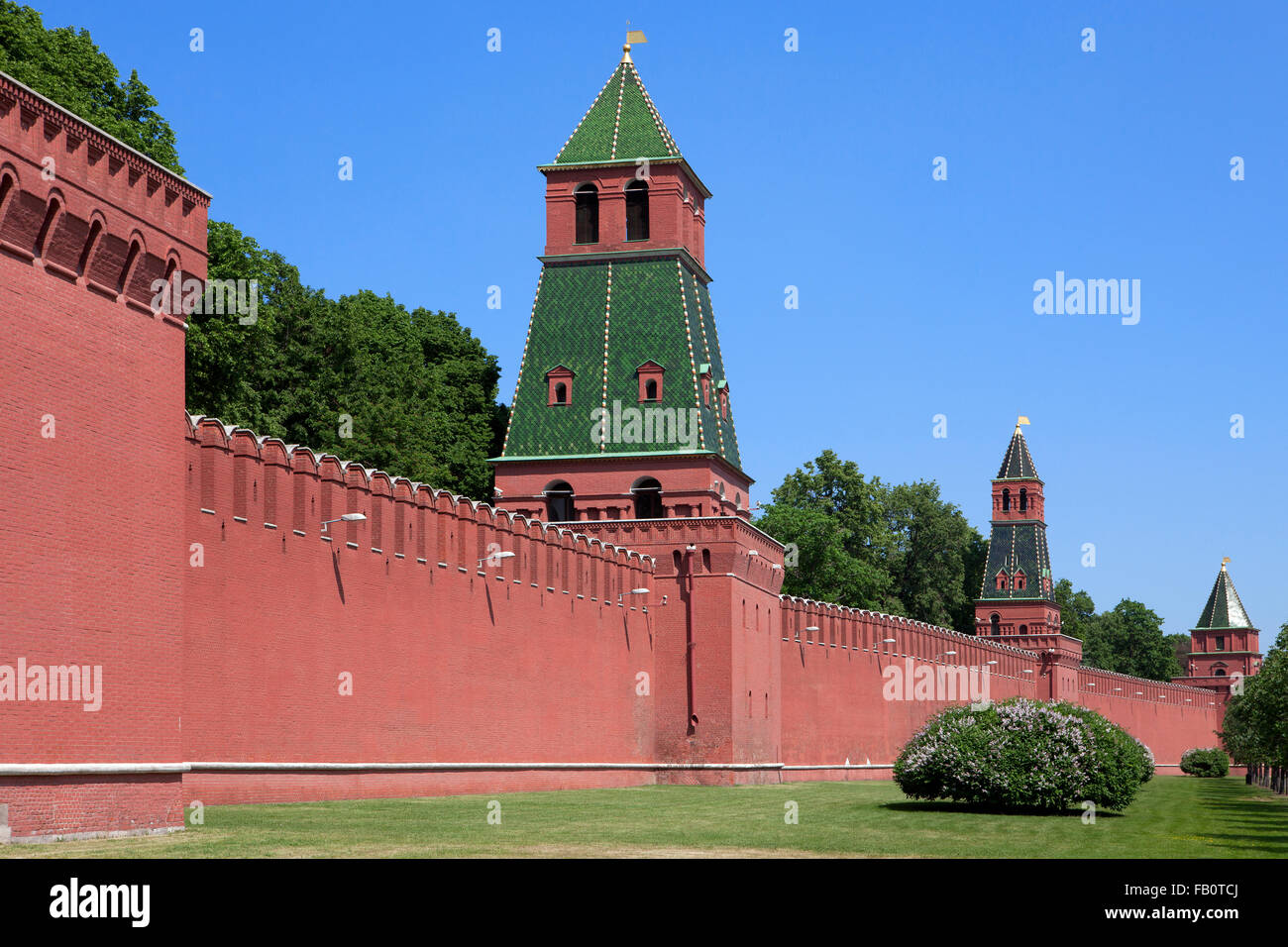 The First Unnamed Tower, Second Unnamed Tower and Petrovskaya Tower of ...