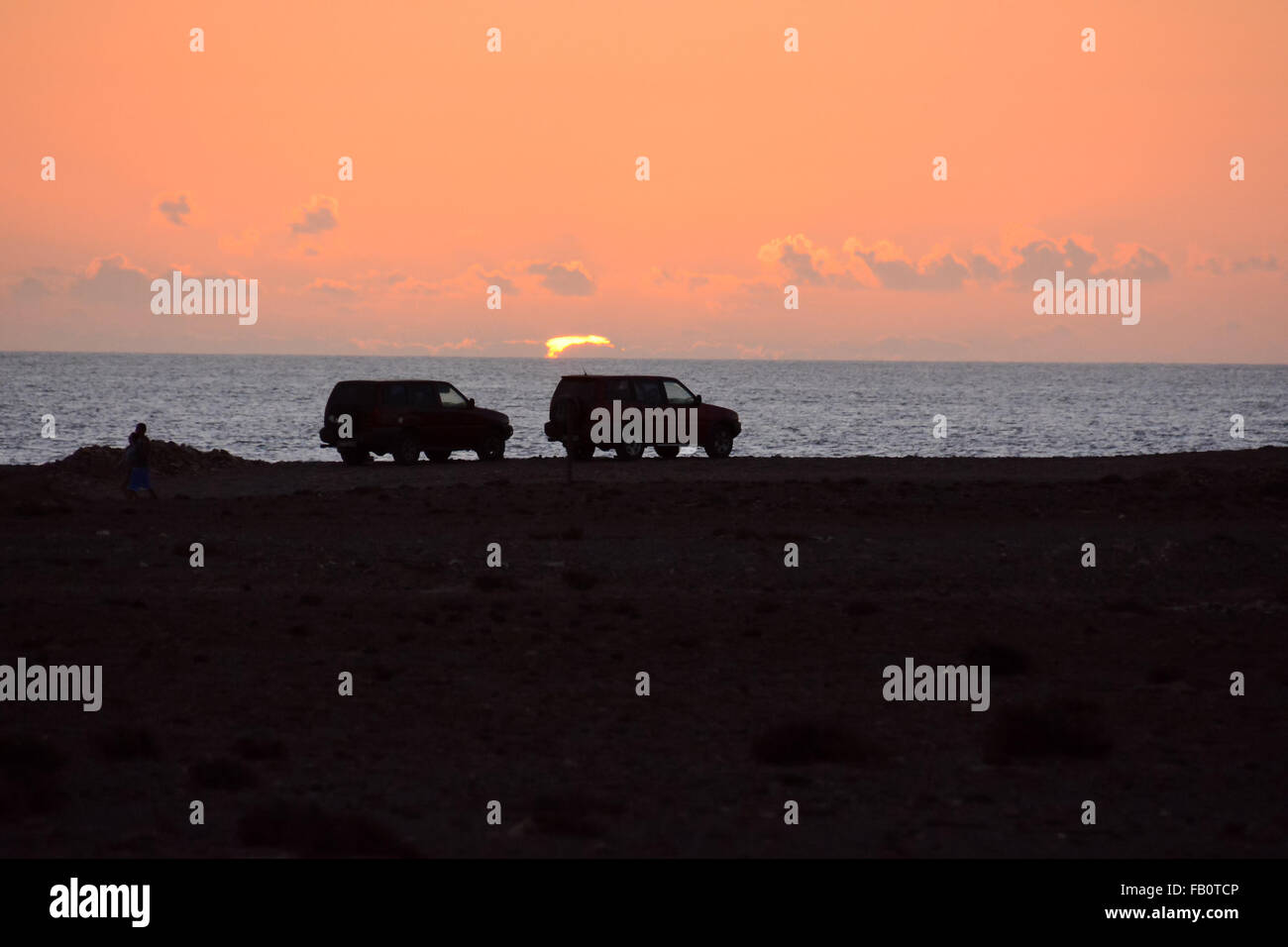 Beautiful Colored Sunset Stock Photo - Alamy