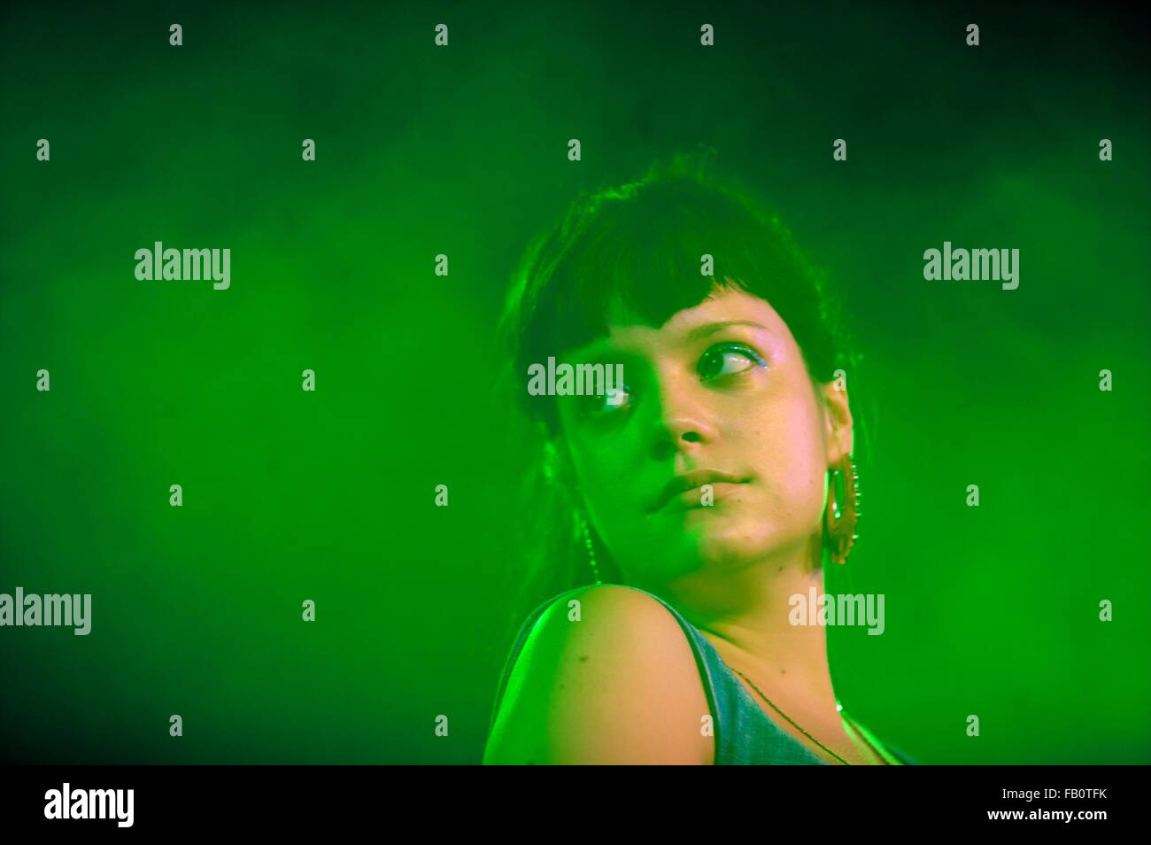 Lilly Allen in Concert at the Plug in Sheffield Stock Photo - Alamy