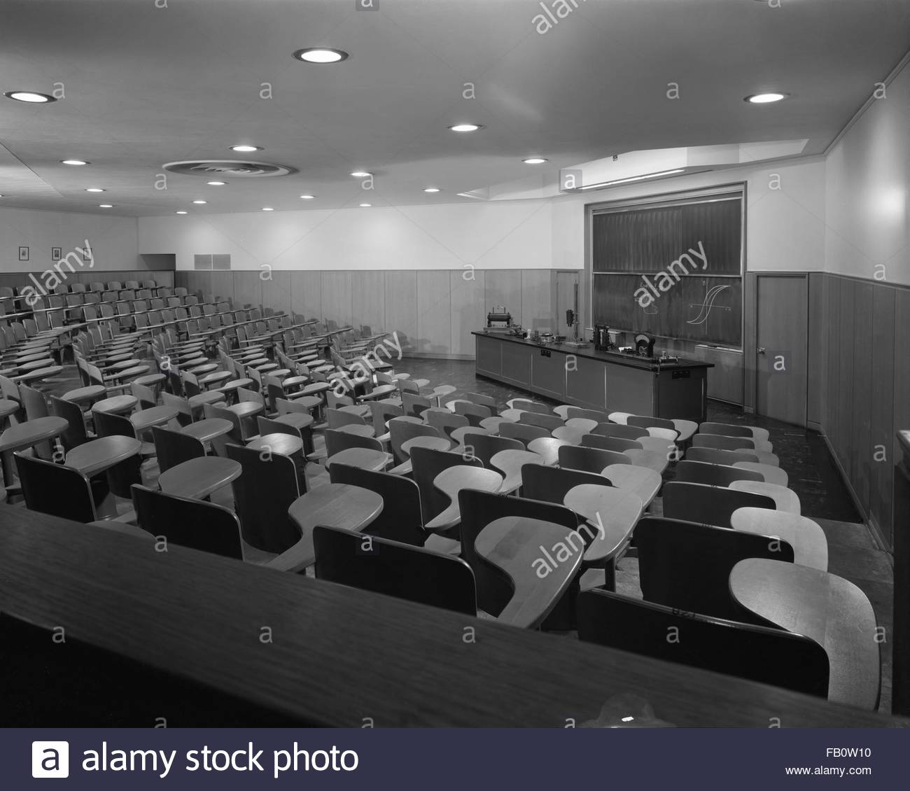 Lecture Hall Black and White Stock Photos & Images - Alamy