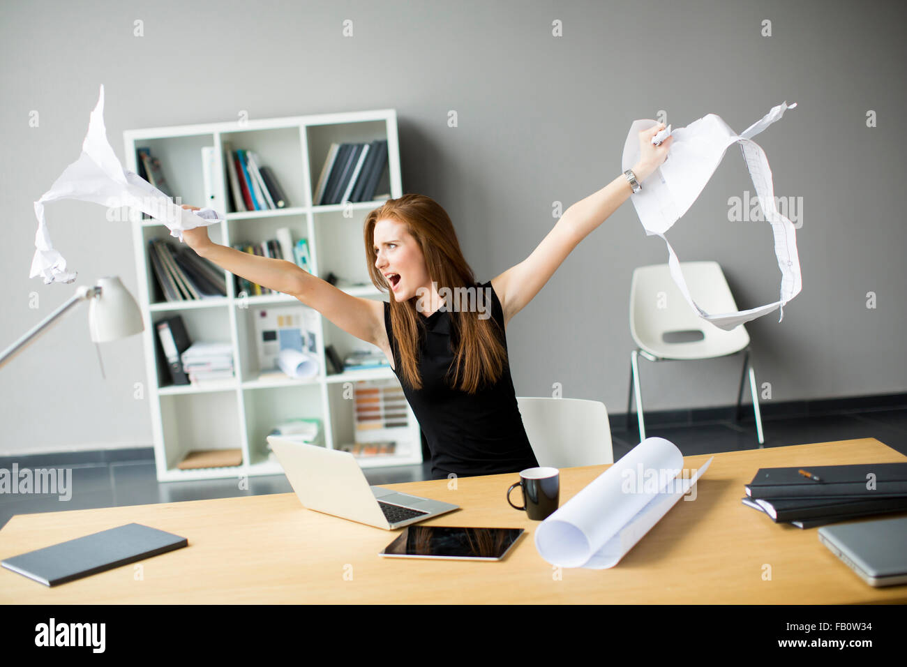 Angry office hi-res stock photography and images - Alamy