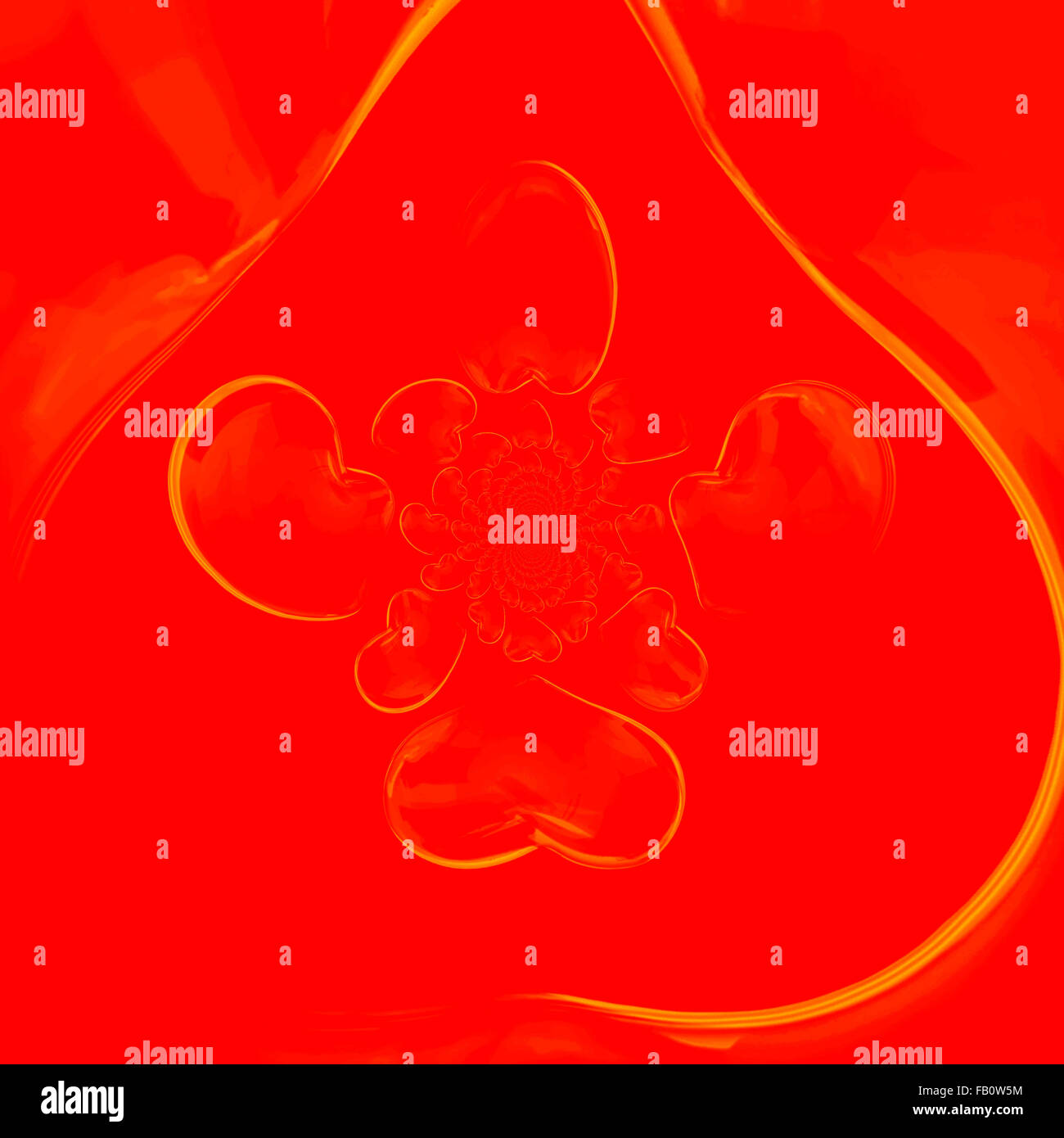 Red heart window - contemporary design Stock Photo - Alamy