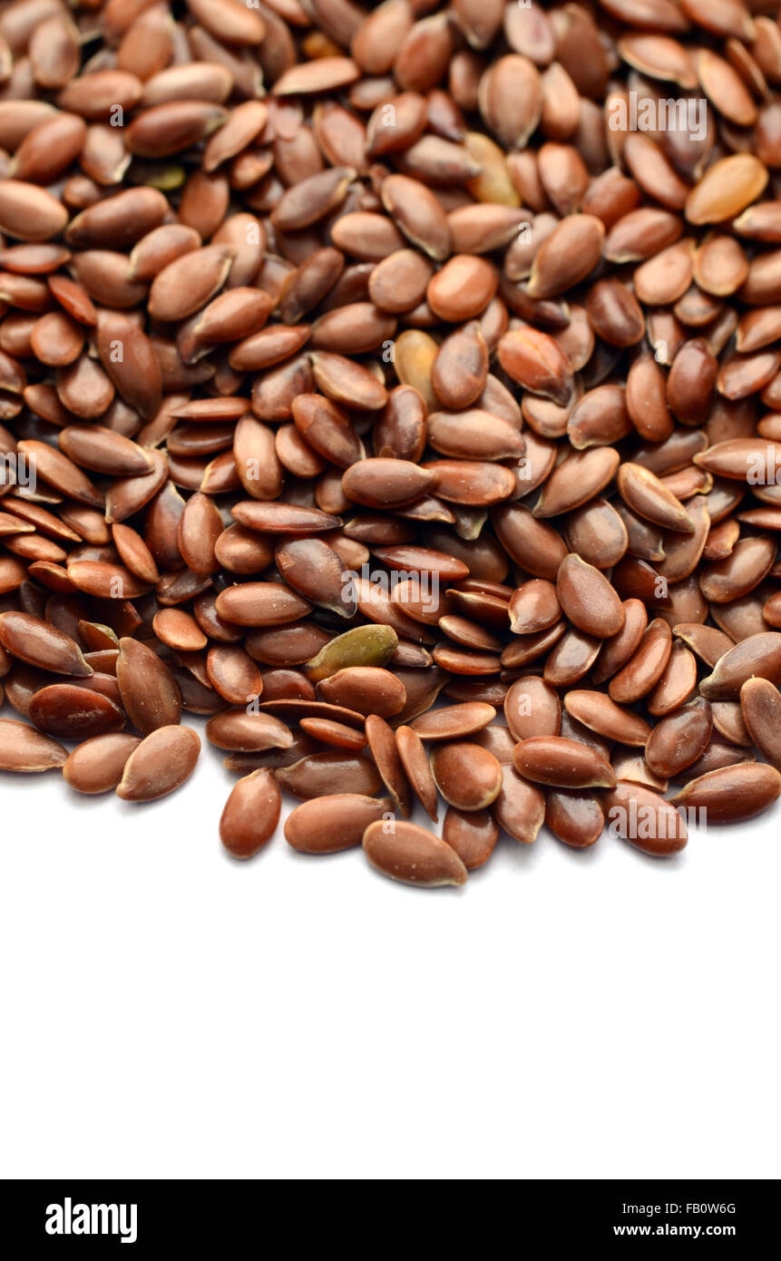 Close-up shot of Organic Linseed or Flax seed Stock Photo - Alamy