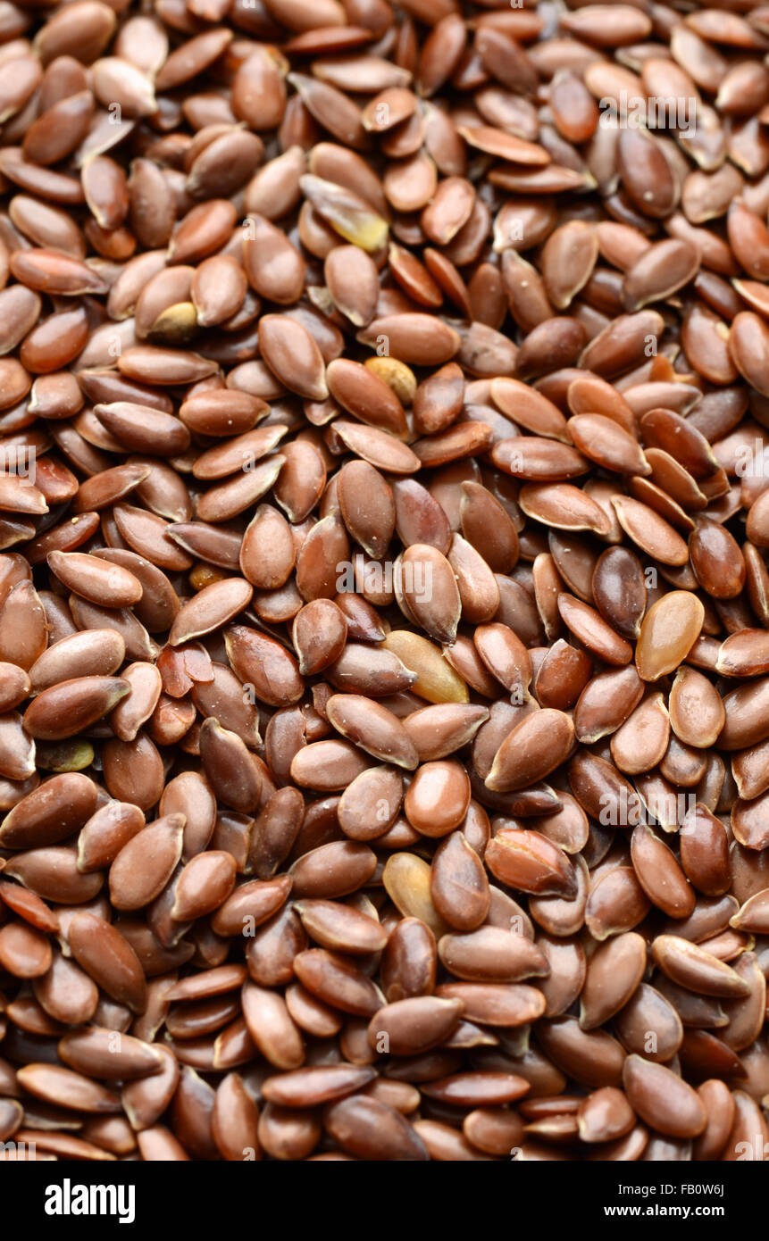 Close-up shot of Organic Linseed or Flax seed Stock Photo - Alamy